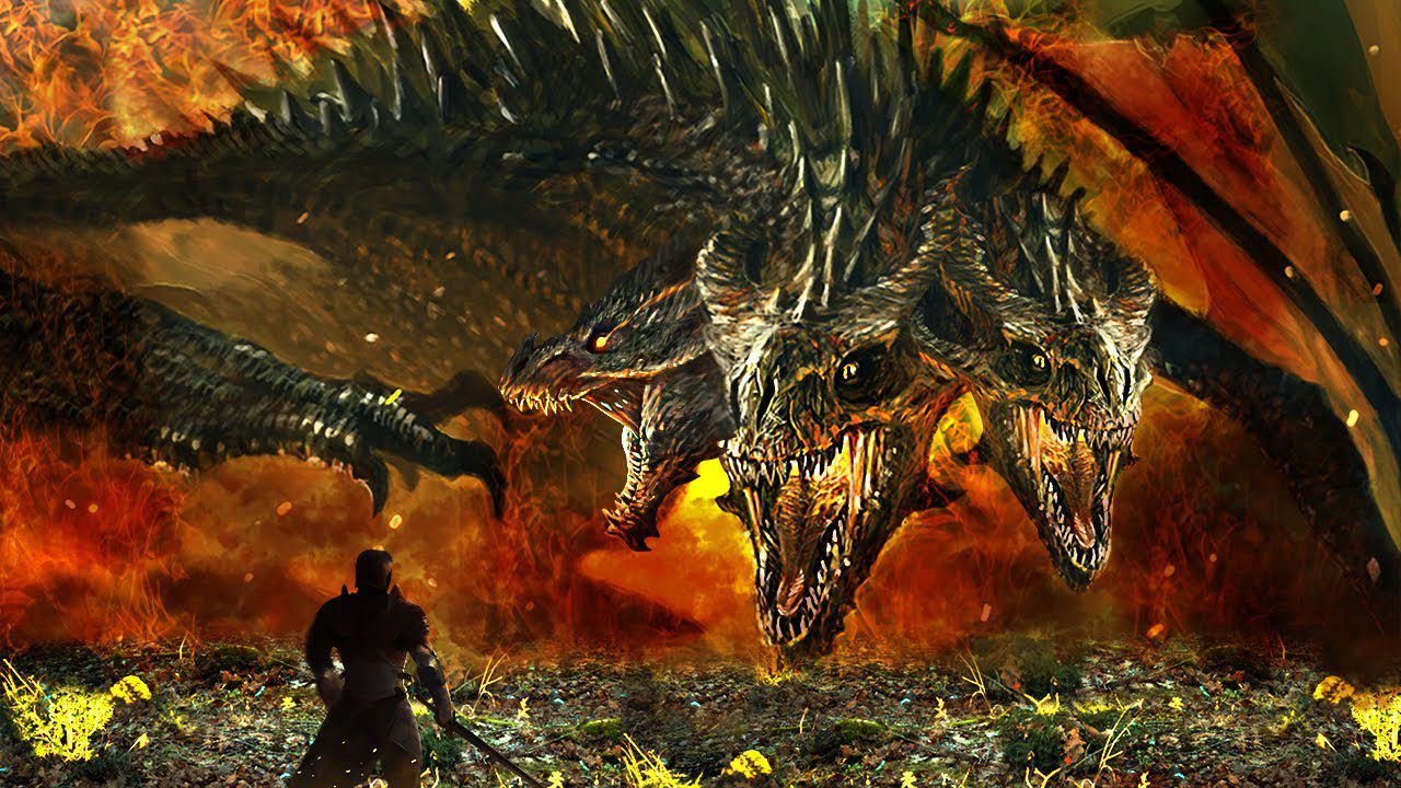 Azhdaya The 3 Headed Dragon Mythlok