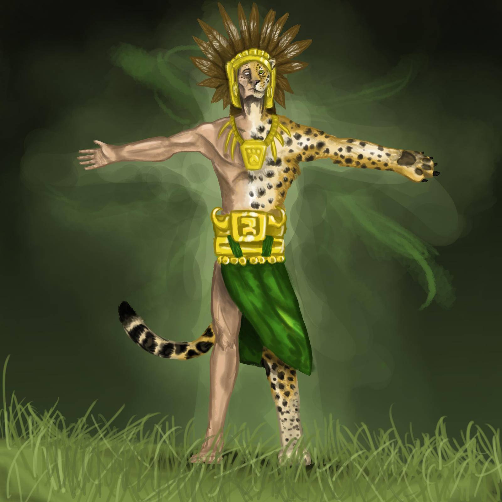 Nagual Mythology : The Were Jaguar - Mythlok