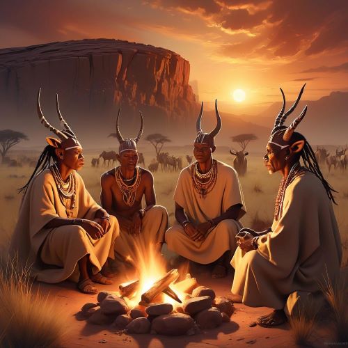 Khoikhoi & San Mythology: Trickster Spirits & Ancient Desert Lore | Mythlok