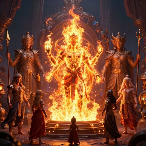 Gods of Fire: Divine Flames Across Cultures | Mythlok